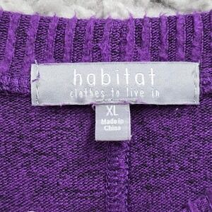 Habitat | Sweaters | Habitat Clothes Womens Xl Purple Long Sleeve Drop ...